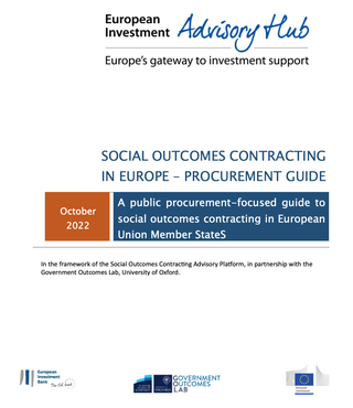 Social Outcomes Contracting in Europe: A Procurement Guide