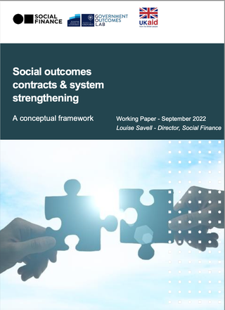 Social outcomes contracts & system strengthening - a conceptual framework