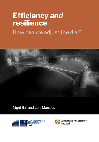 Efficiency and resilience: How can we adjust the dial?