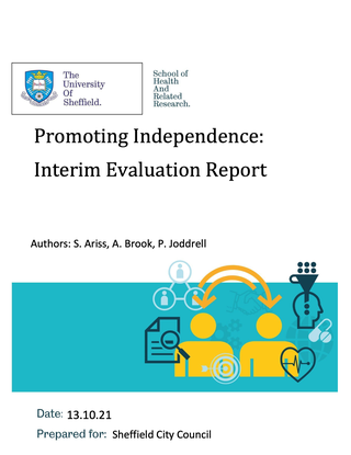 Promoting Independence: Interim Evaluation Report